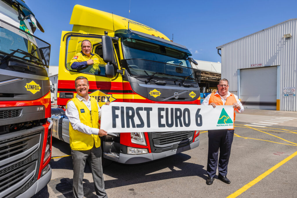 Made to order, green and gold - Linfox