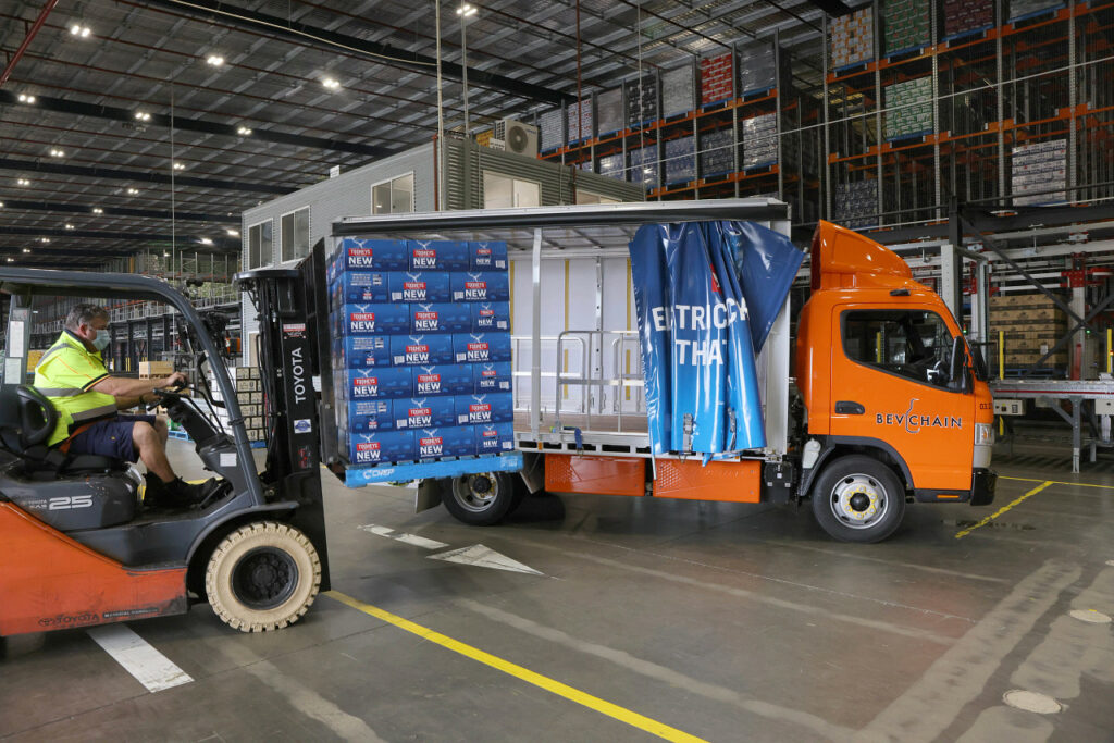 BevChain introduces first all-electric truck to the Lion transport ...